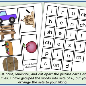 Spell-a Word Glued Sounds/digraphs/blends Word Building/spelling ...