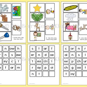 Spell-a Word Vowel Teams/r-controlled Vowels/word - Etsy