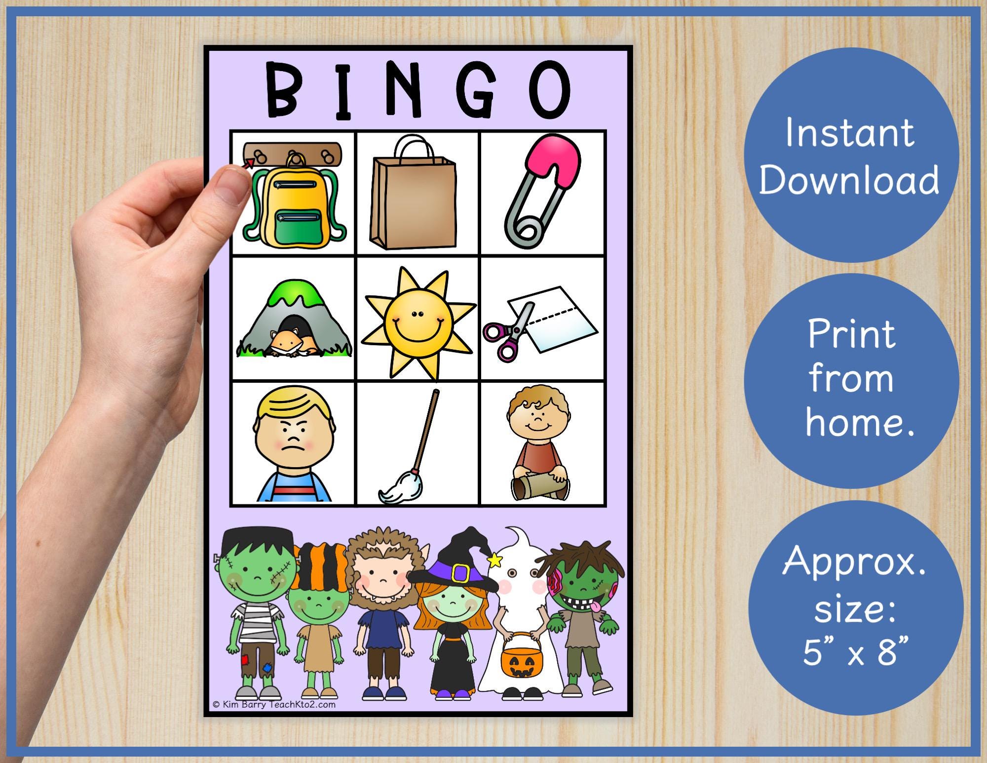 Blending BINGO Phonemic Awareness Halloween Themed Game for ...