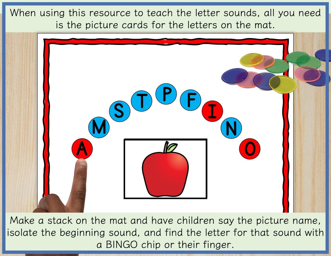 Alphabet Arcs With Picture Cards for Beginning Sounds and Letter ...