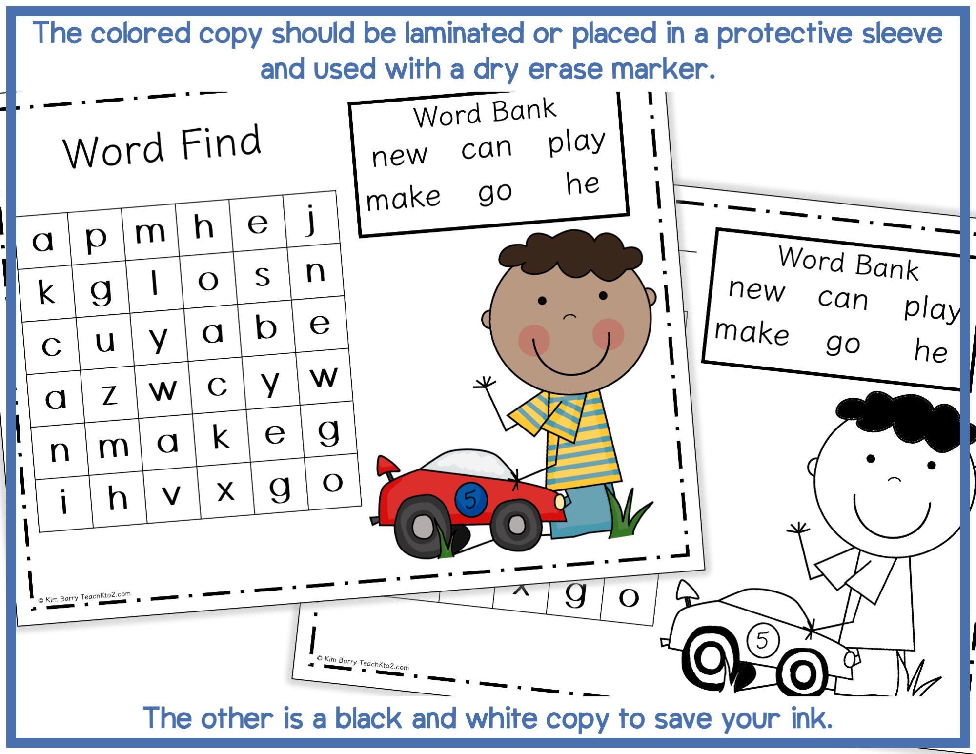 Sight Words Story/decodable Reader/easy Reading for Kindergarten and ...