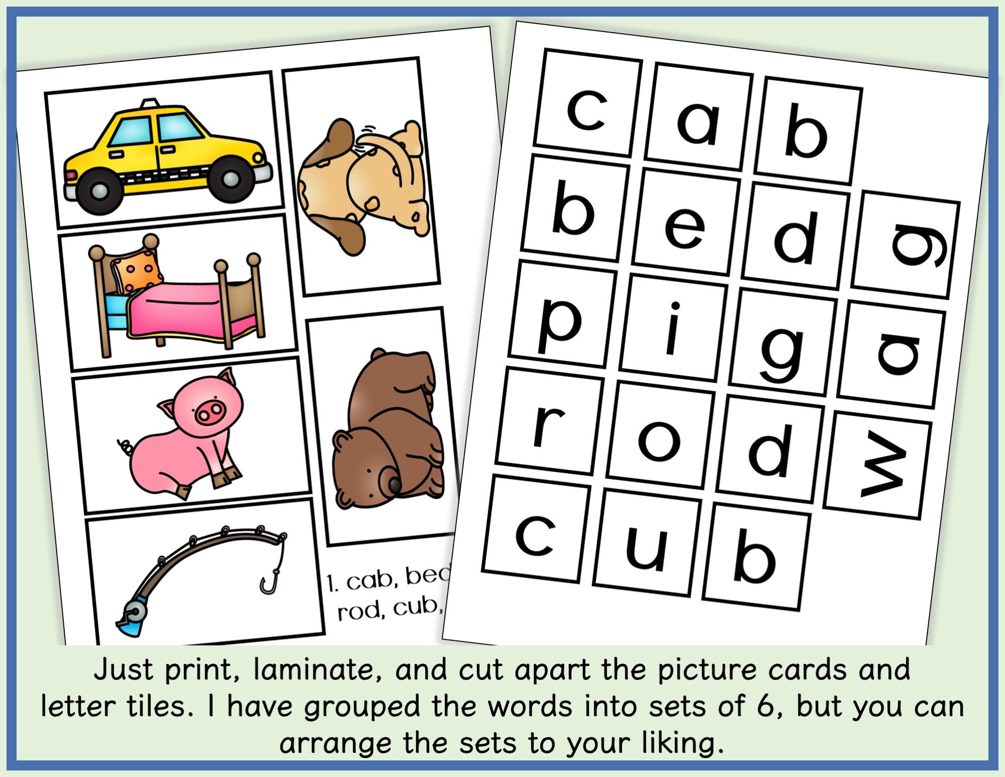 Spell-a-word CVC Words & Digraphs Word Building/spelling/literacy ...