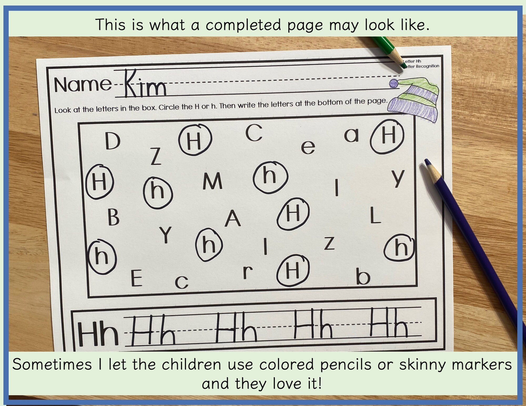 Letter Recognition and Handwriting Practice Worksheets for Preschool ...