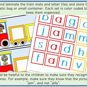 CVC Word Building/cvc Words to Build and Write/digital Download ...