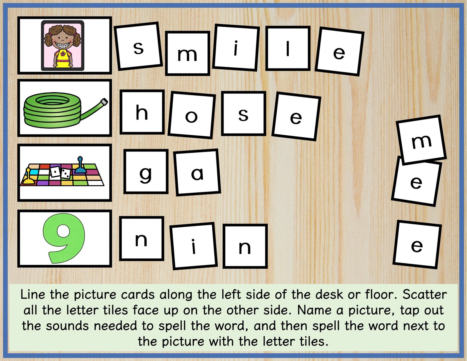 Spell-a Word VCE Words With Blends Word Building/spelling/literacy ...