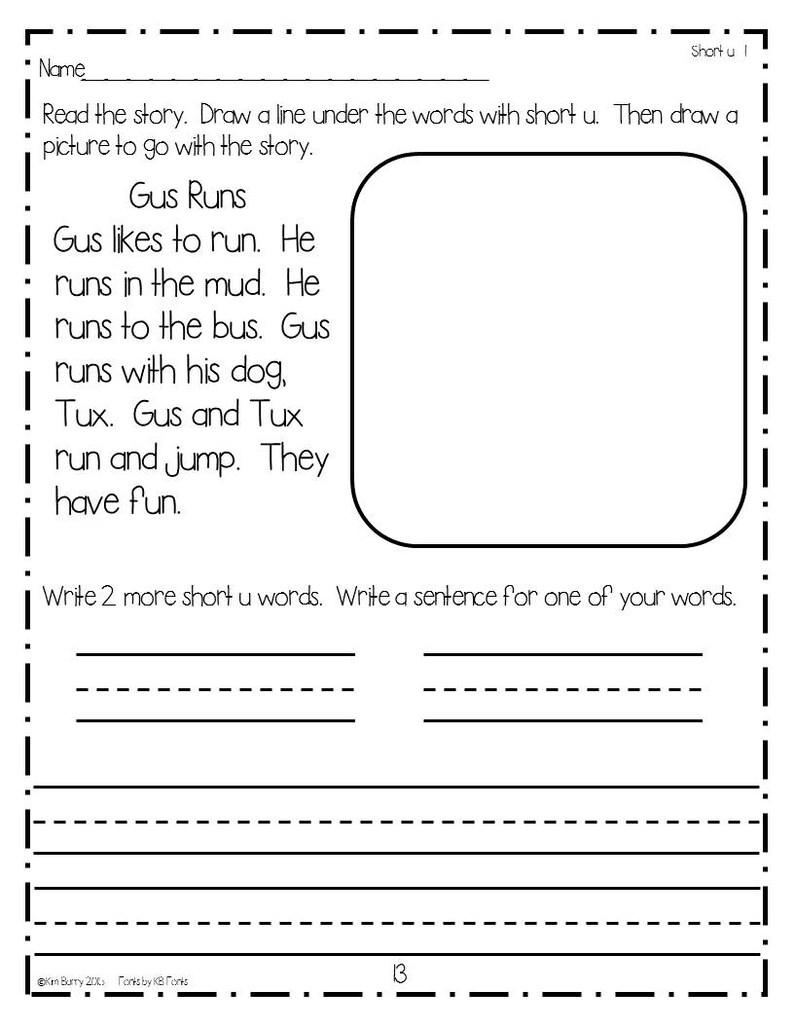 Short Vowel Stories A Set of 15 Short Vowel Stories by Teach | Etsy