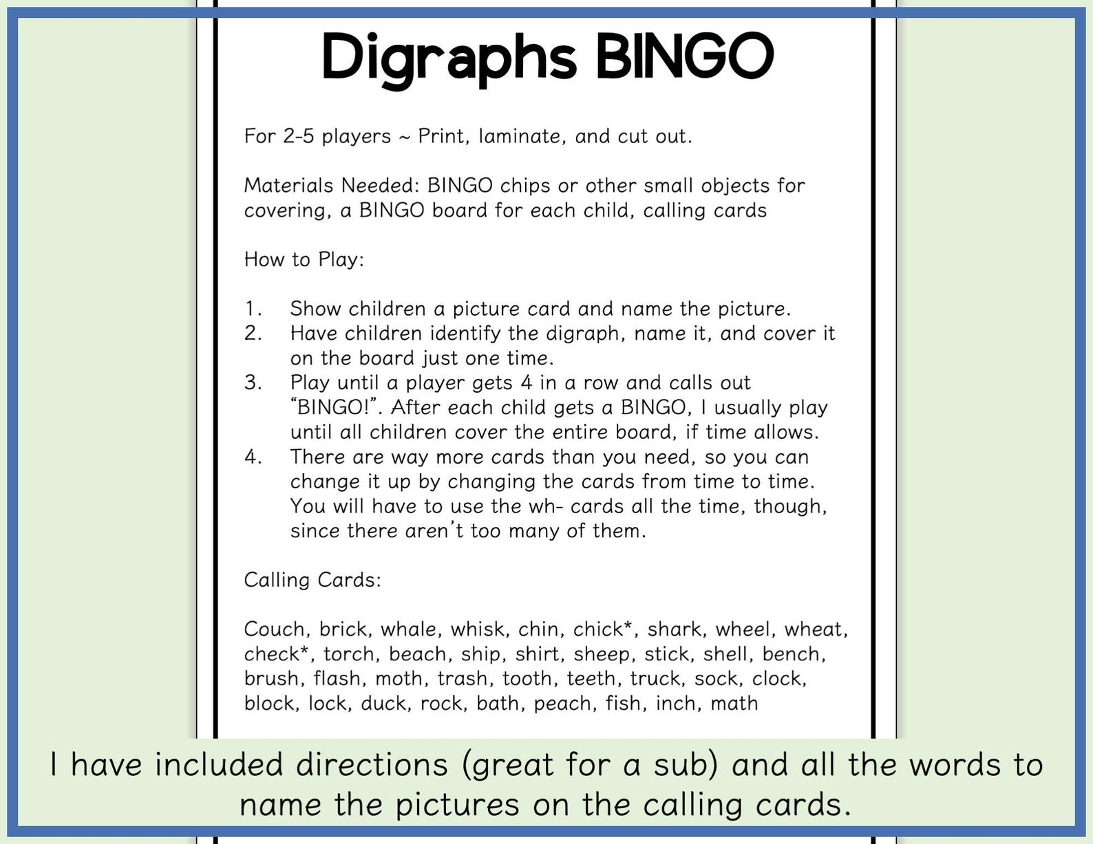 Digraphs Bingo/phonics Game/outer Space Theme/small Group Teacher Led ...