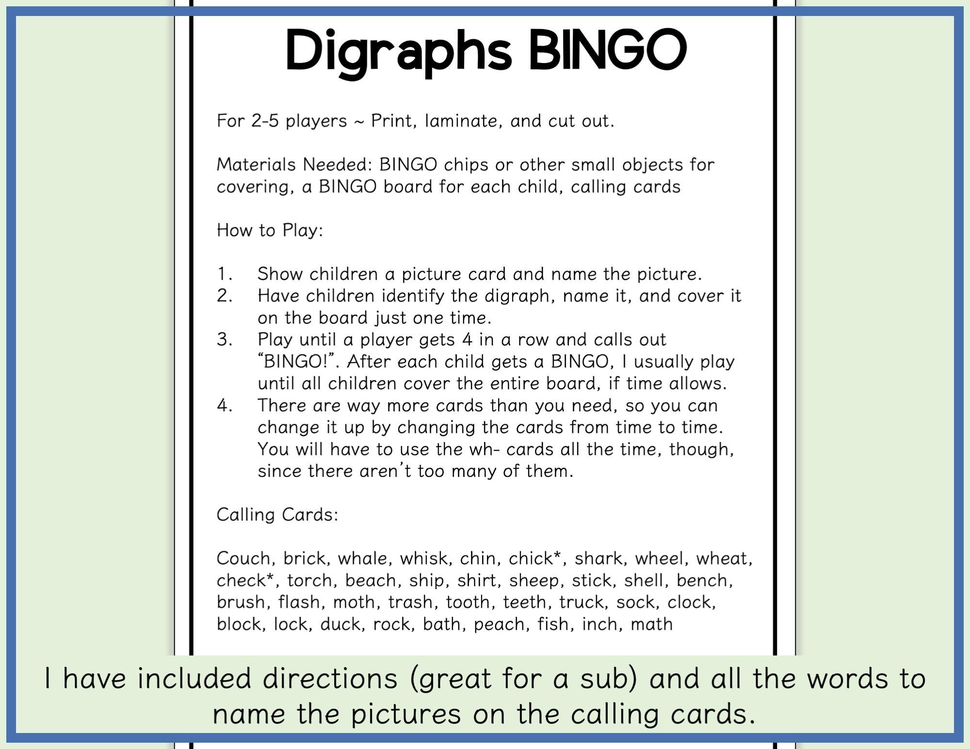 Digraphs Bingo/phonics Game/outer Space Theme/small Group Teacher Led ...