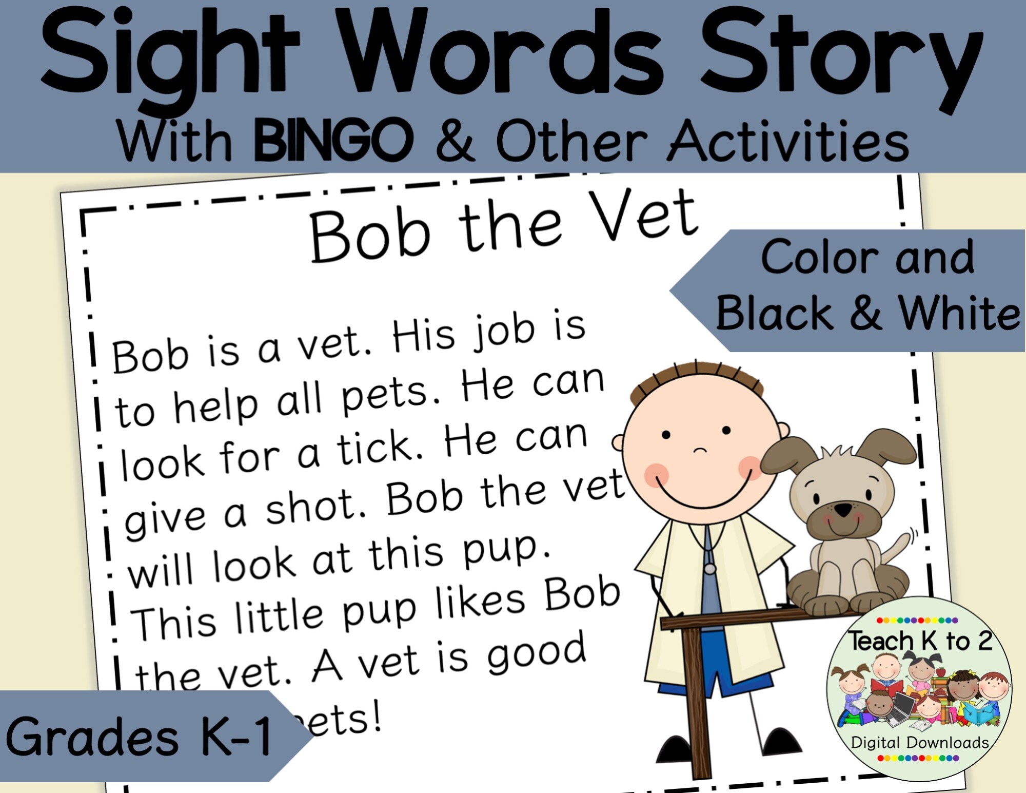 Sight Words Story/decodable Reader/easy Reading for - Etsy Australia