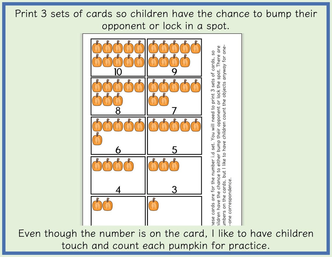 BUMP Math Games for Number ID and Addition to 12 or 18 Differentiated ...