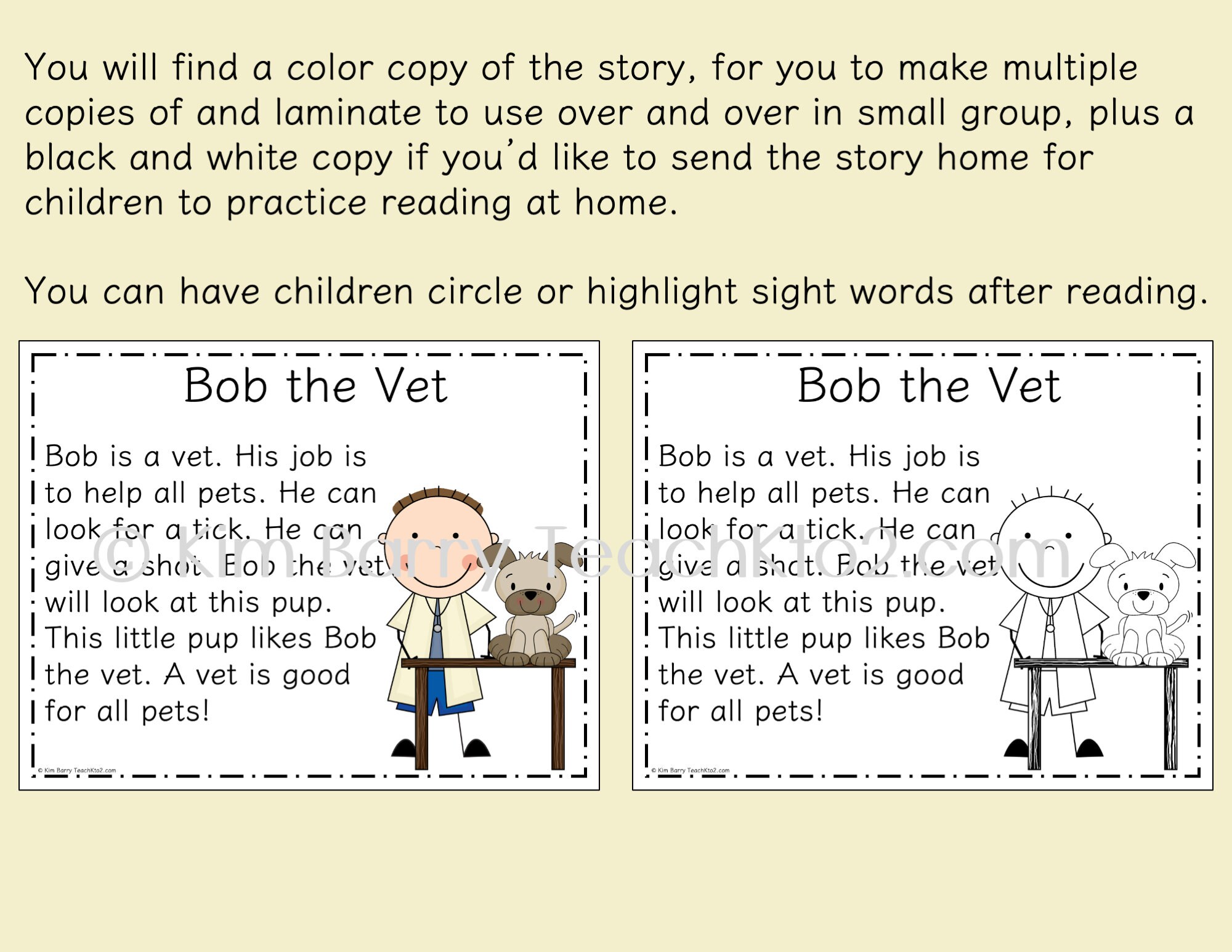 Sight Words Story/decodable Reader/easy Reading for - Etsy Australia