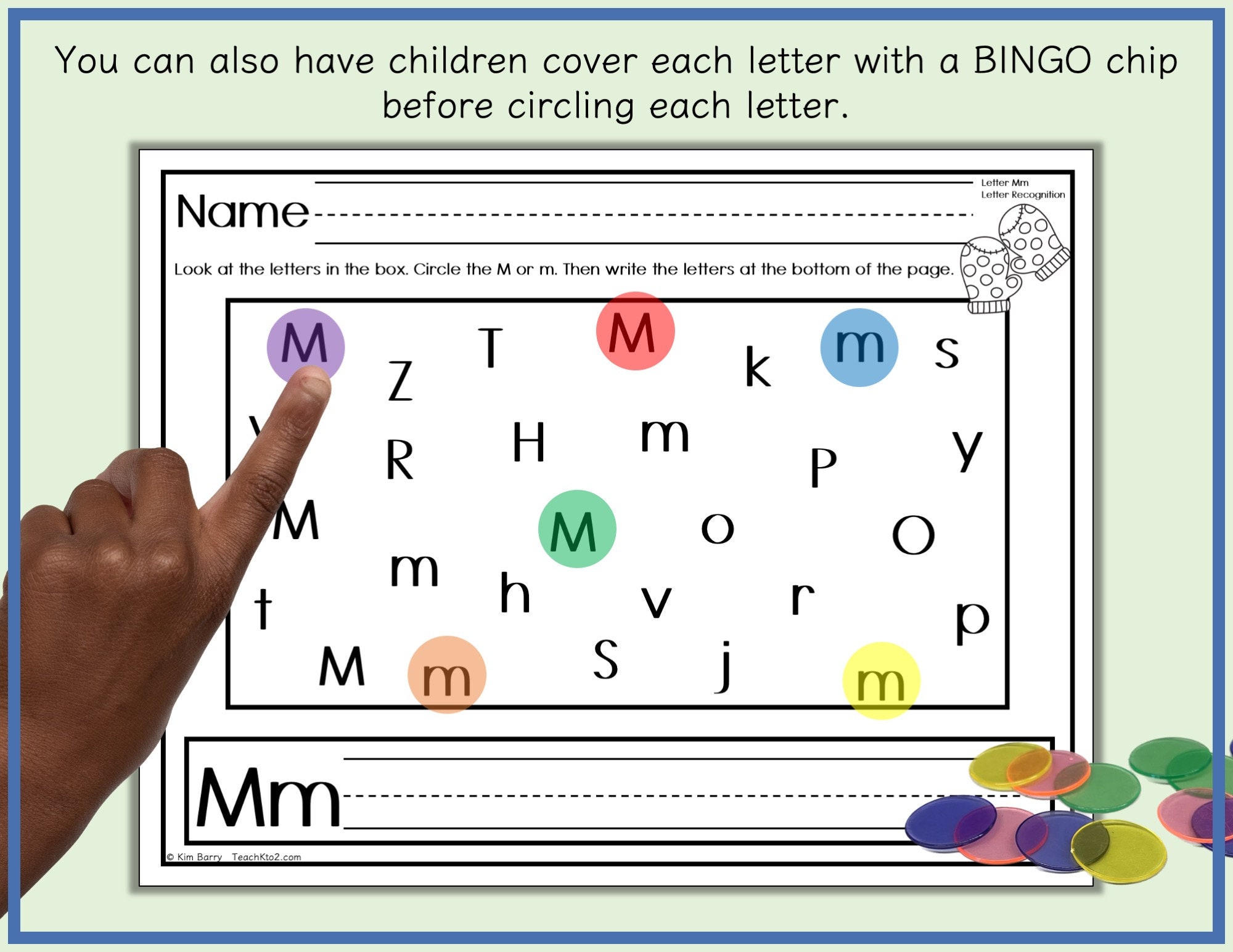 Letter Recognition and Handwriting Practice Worksheets for Preschool ...