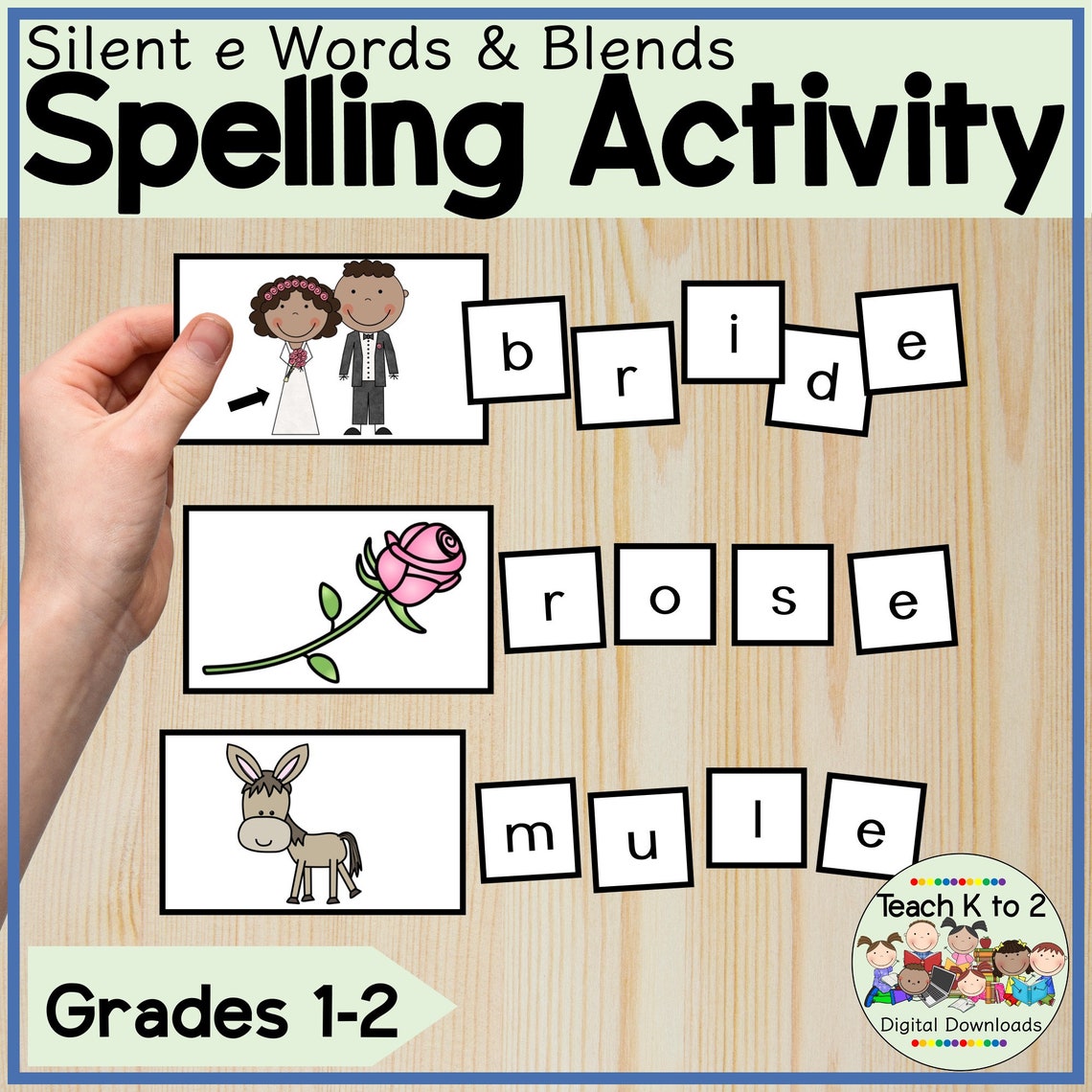 Spell-a Word VCE Words With Blends Word Building/spelling/literacy ...