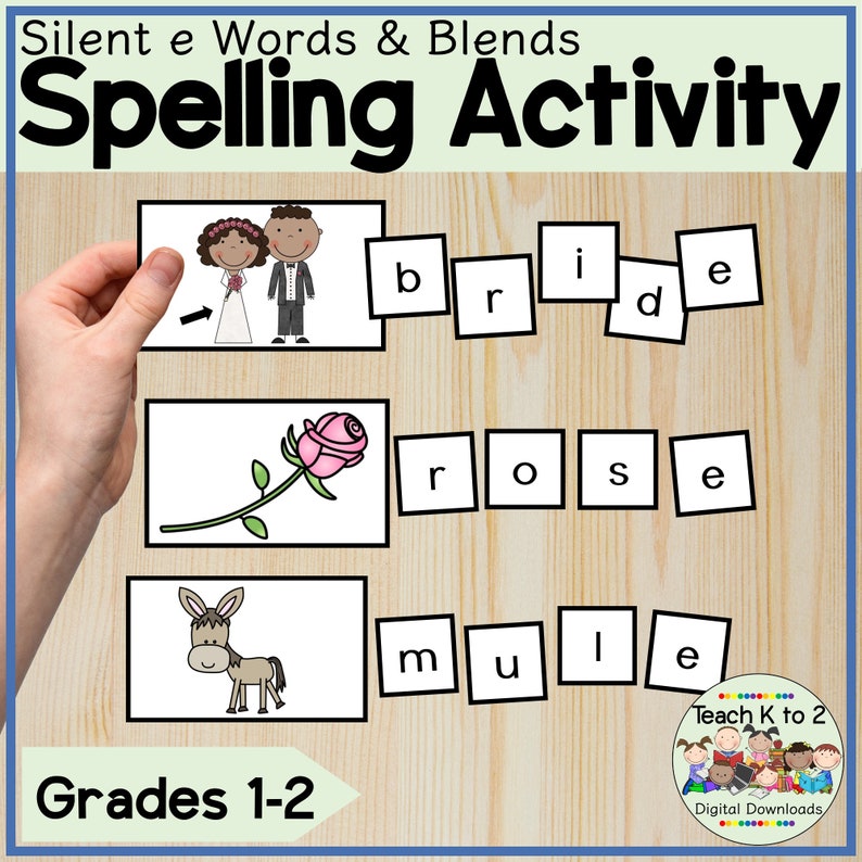 Spell-a Word VCE Words With Blends Word Building/spelling/literacy ...