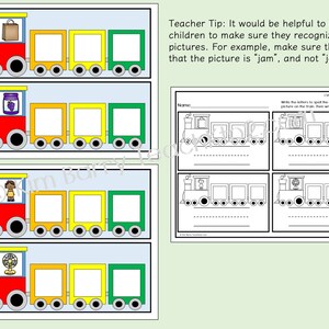 CVC Word Building/cvc Words to Build and Write/digital - Etsy