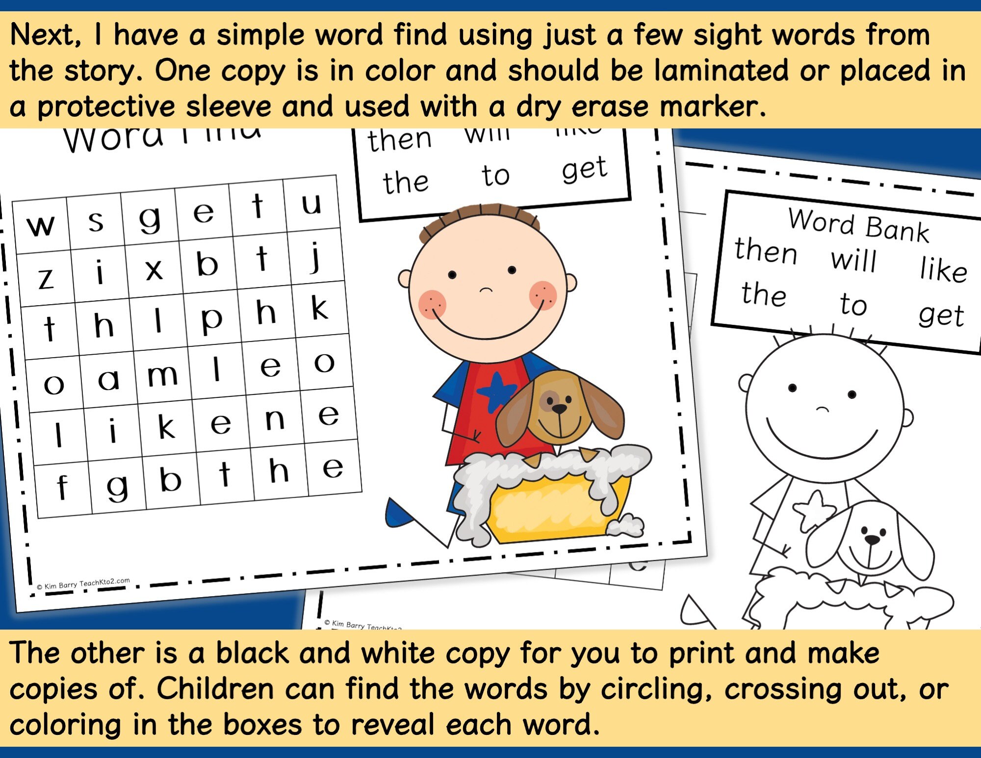 Sight Words Story/decodable Reader/easy Reading for Kindergarten and ...