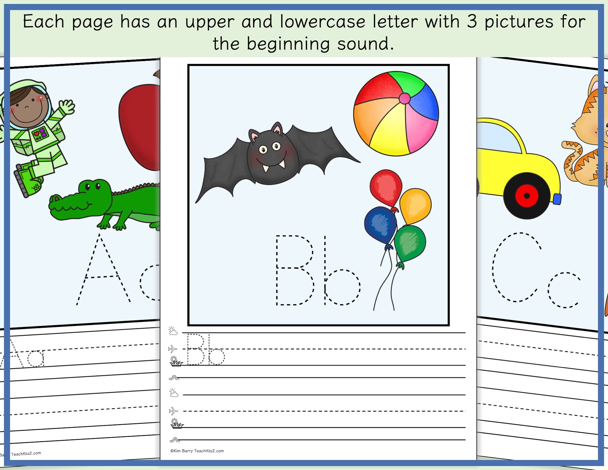 Letter Formation Mats and Worksheets/practice Tracing Letters for ...