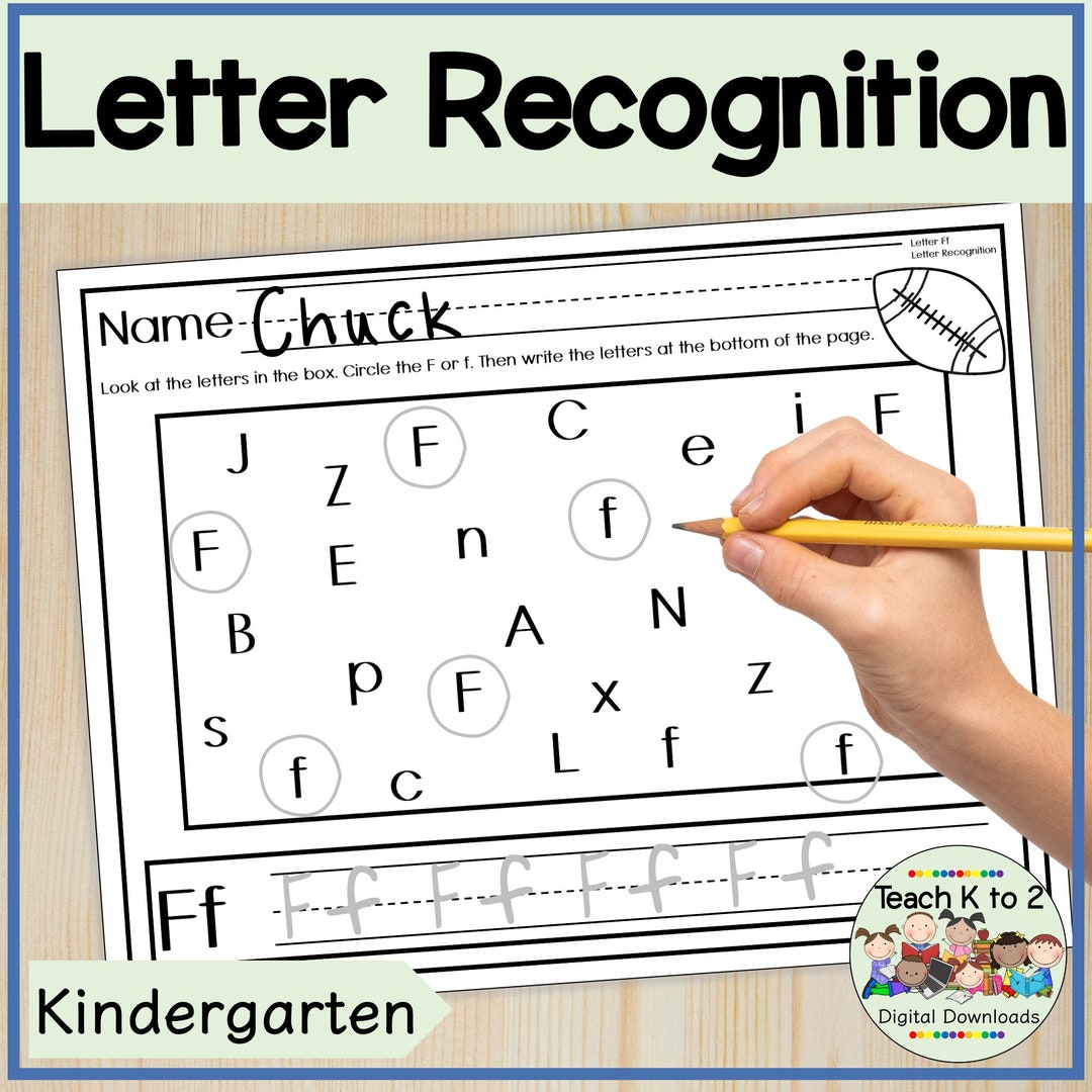 Letter Recognition and Handwriting Practice Worksheets for Preschool ...