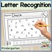 Letter Recognition and Handwriting Practice Worksheets for Preschool ...