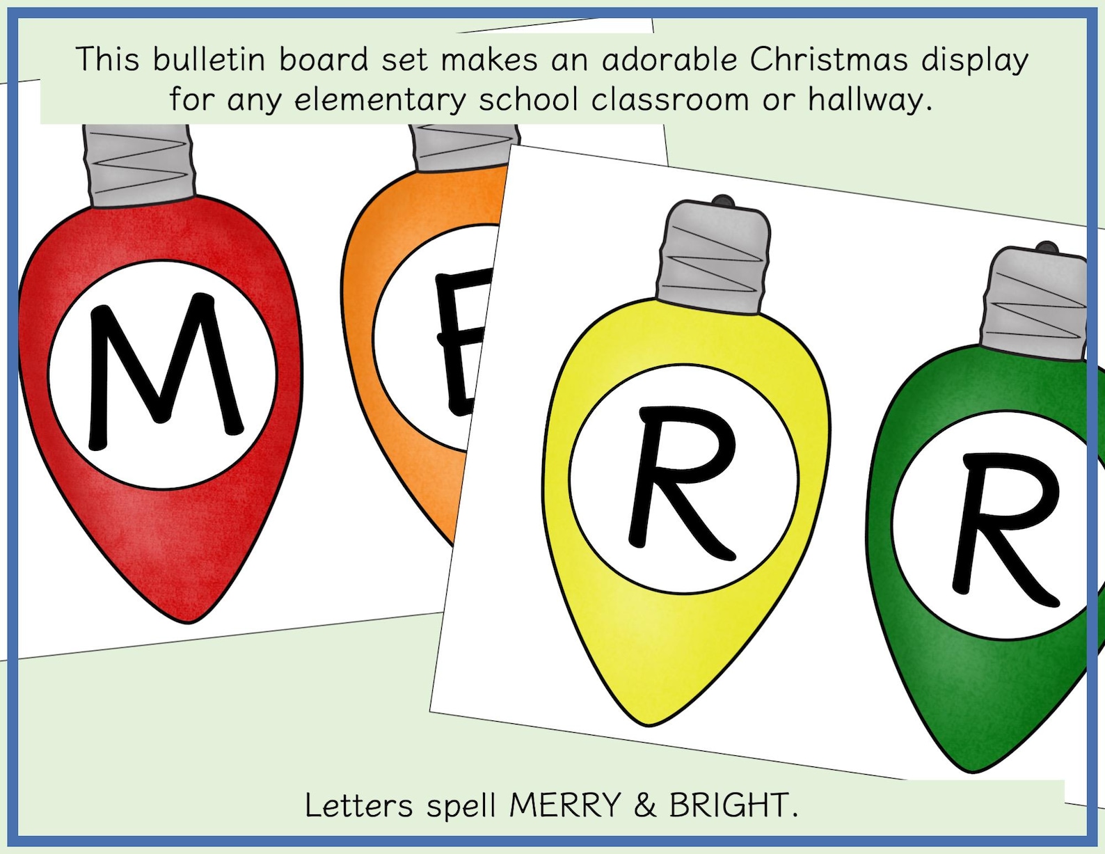 Christmas Penguins Bulletin Board Set/merry & Bright Holiday Decor for ...