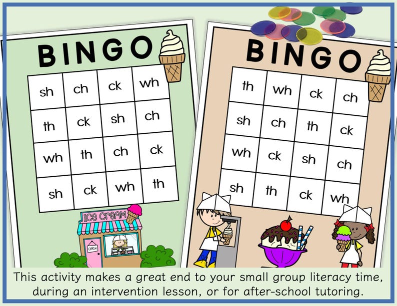Digraphs Bingo/phonics Game/outer Space Theme/small Group Teacher Led ...