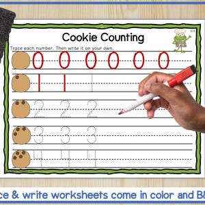 Counting and Writing Numbers 0-10 for Kindergarten Small Group Math ...