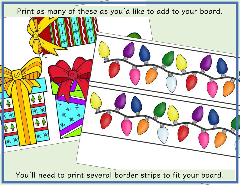 Christmas Penguins Bulletin Board Kit/merry & Bright Holiday Decor for ...