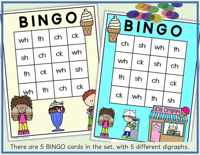 Digraphs Bingo/phonics Game/outer Space Theme/small Group Teacher Led ...