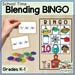 Blending BINGO Phonemic Awareness Back to School Themed Game for ...