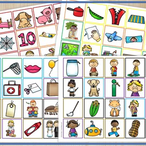 CVC Decode & Match Pictures | Word Mats | Grades K-1 Literacy Center ...