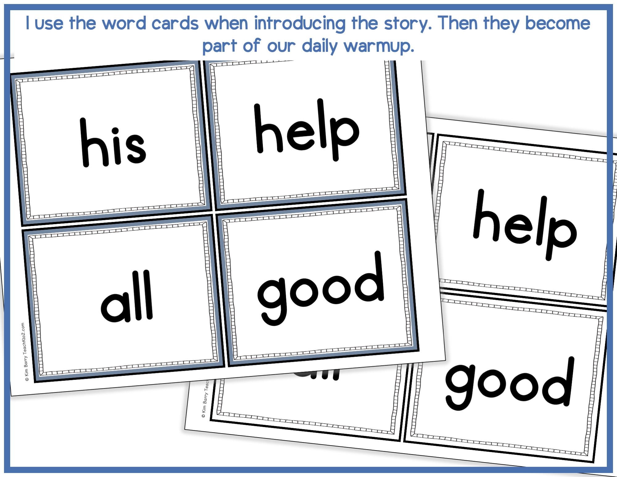 Sight Words Story/decodable Reader/easy Reading for Kindergarten and ...