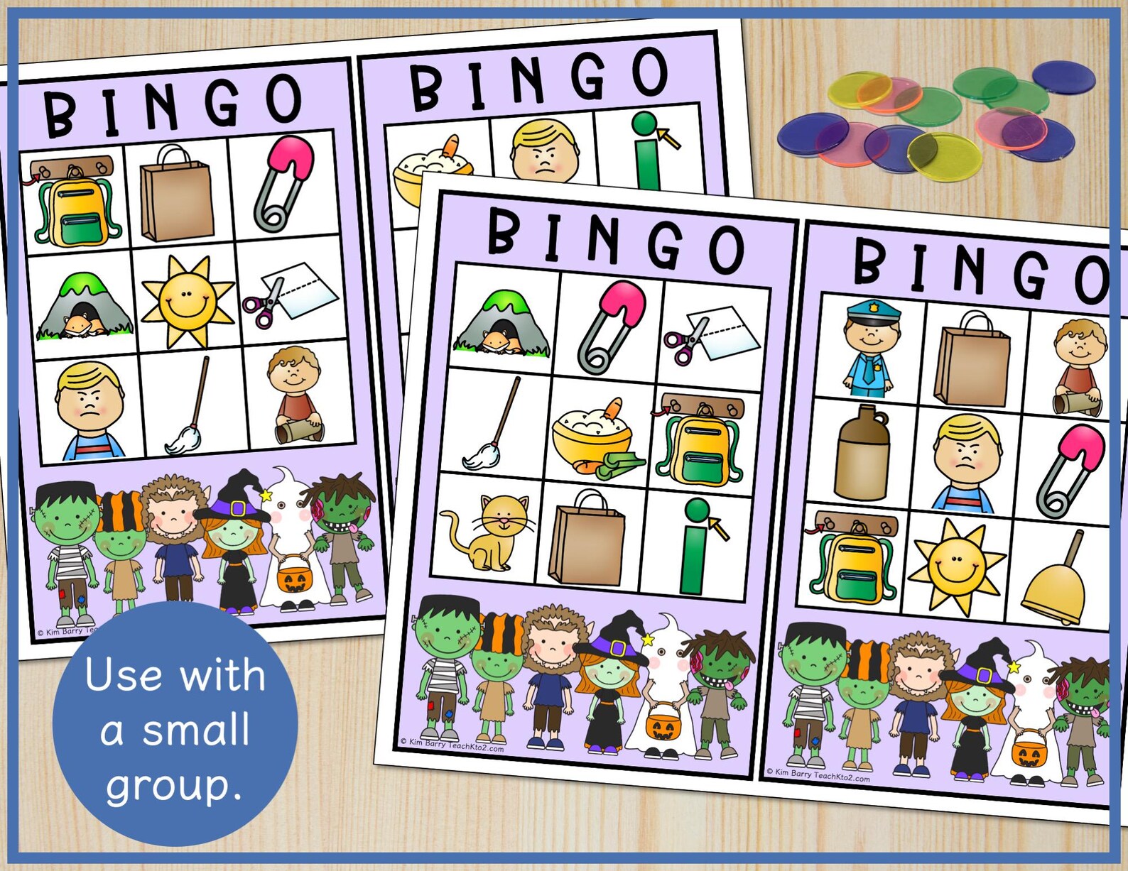 Blending BINGO Phonemic Awareness Halloween Themed Game for ...