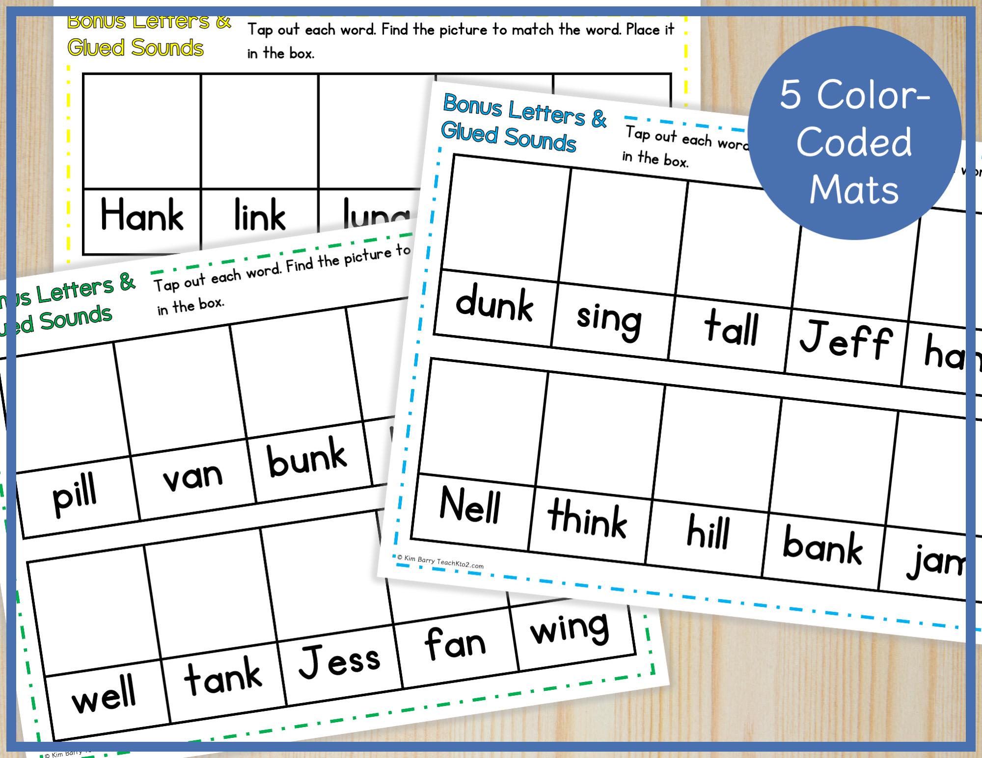 Decode and Match Pictures | Word Mats for Grades 1-2 Literacy Centers ...