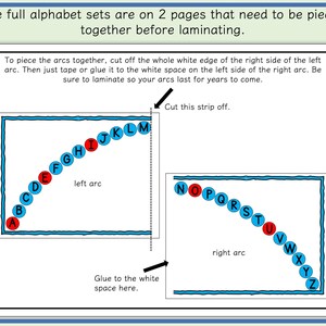 Alphabet Arcs With Picture Cards for Beginning Sounds and Letter ...
