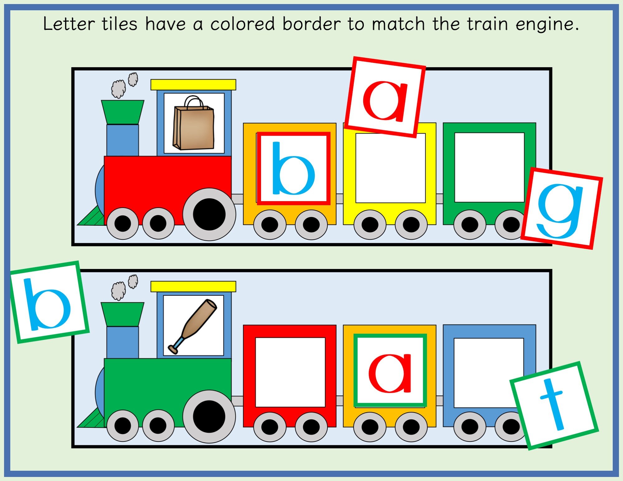 CVC Word Building/cvc Words to Build and Write/digital Download ...