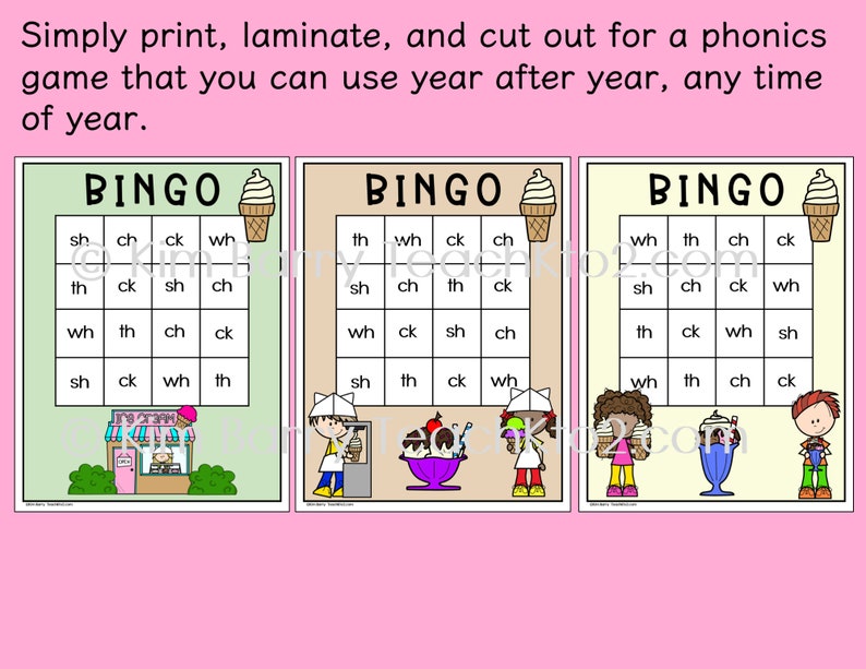 Digraphs Bingo/phonics Game/outer Space Theme/small Group - Etsy