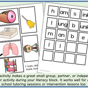 Spell-a Word Bonus Letters & Glued Sounds Word Building/spelling ...