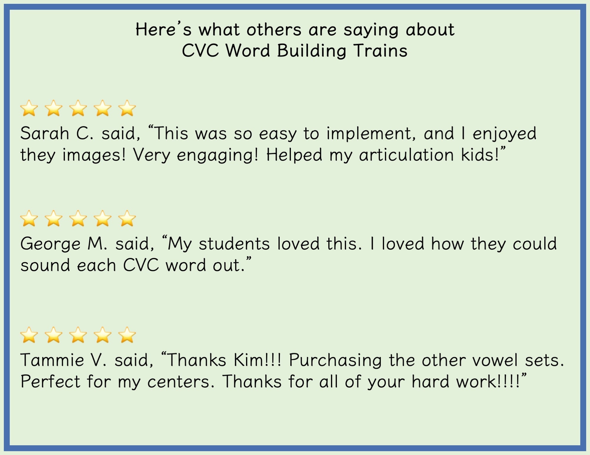 CVC Word Building/cvc Words to Build and Write/digital Download ...