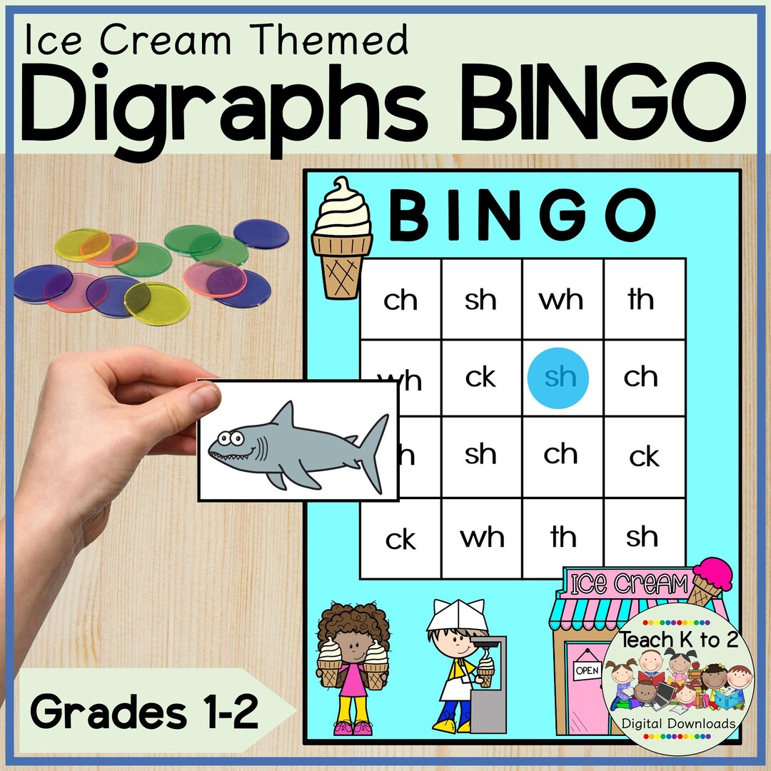 Digraphs Bingo/phonics Game/outer Space Theme/small Group Teacher Led ...