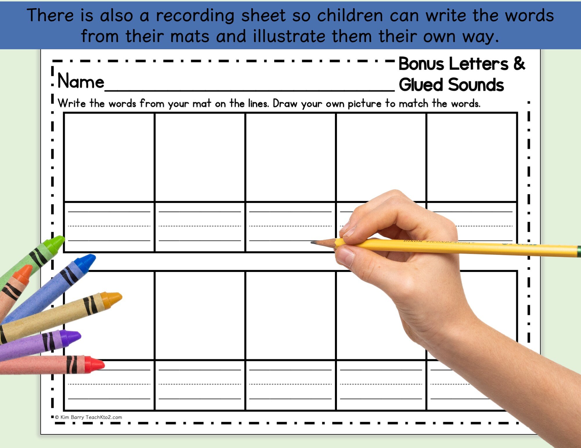 Decoding and Picture Matching Word Mats for Grades1-2 Literacy - Etsy