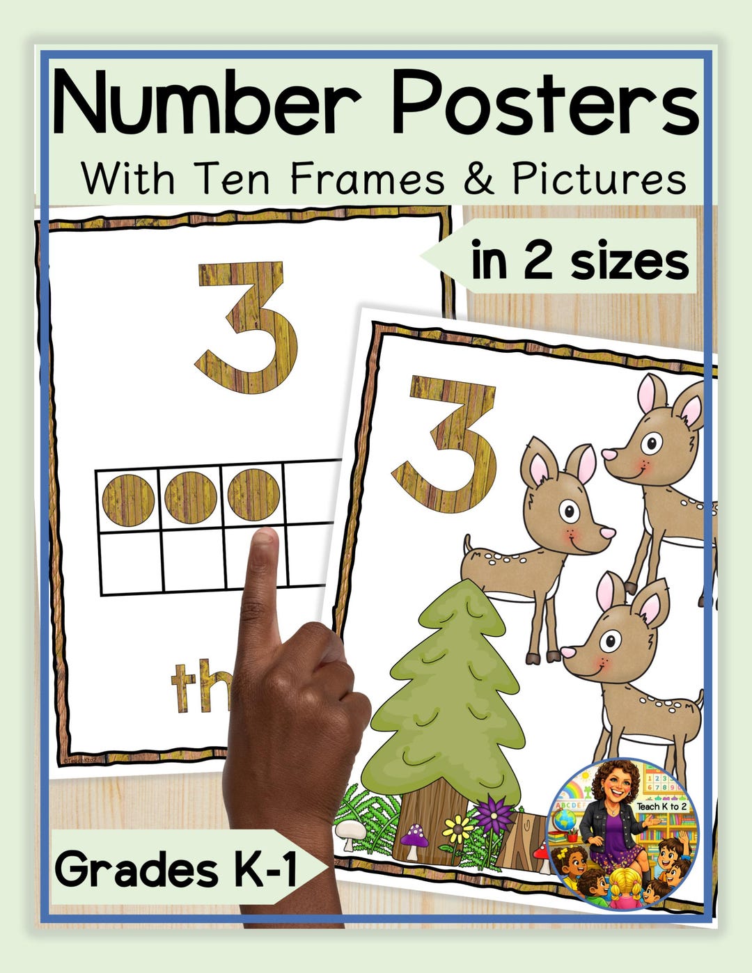 Homeschool Number Posters | Preschool Kindergarten First Grade | Ten ...