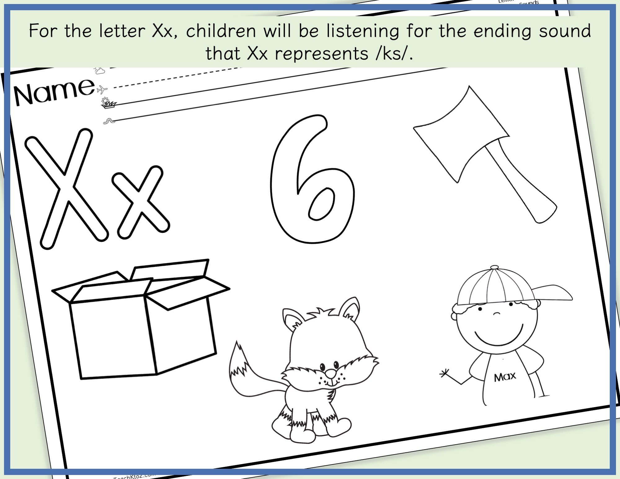 Alphabet Coloring Pages for Beginning Sounds Identification/preschool ...