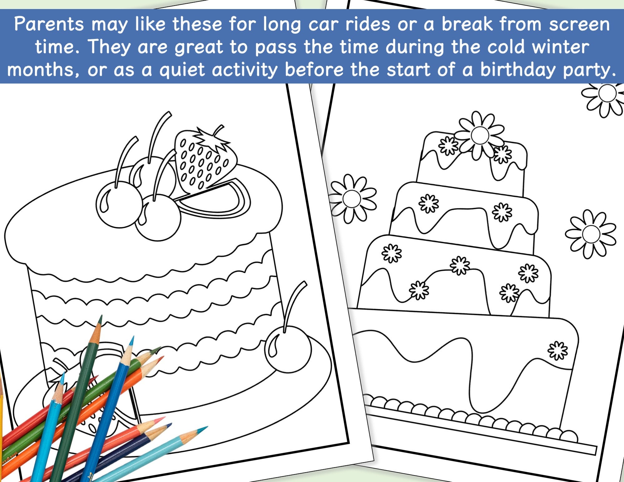 Sweet Treats Coloring Pages for Kindergarten, First, or Second Grade ...