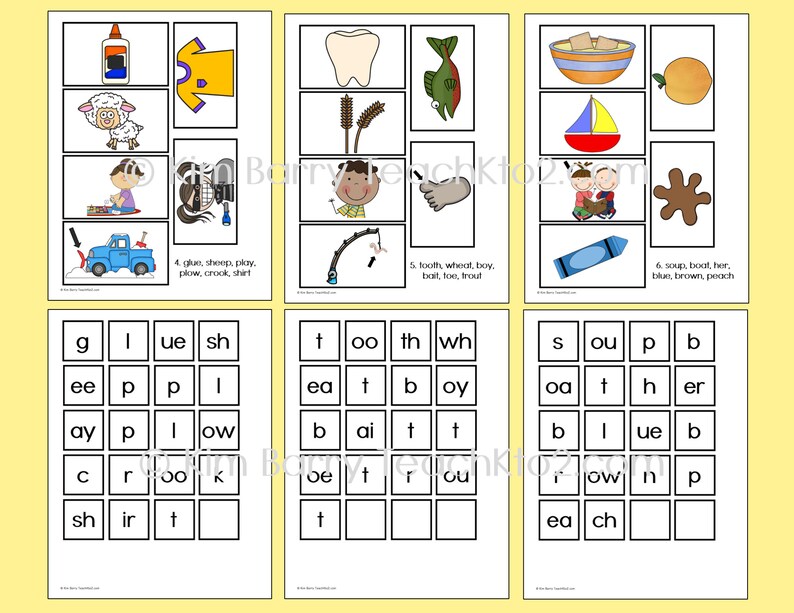 Spell-a Word Vowel Teams/r-controlled Vowels/word - Etsy