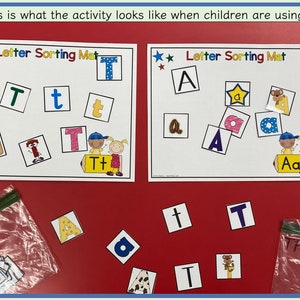 Letter Identification and Recognition Sorting Activity for Kindergarten ...
