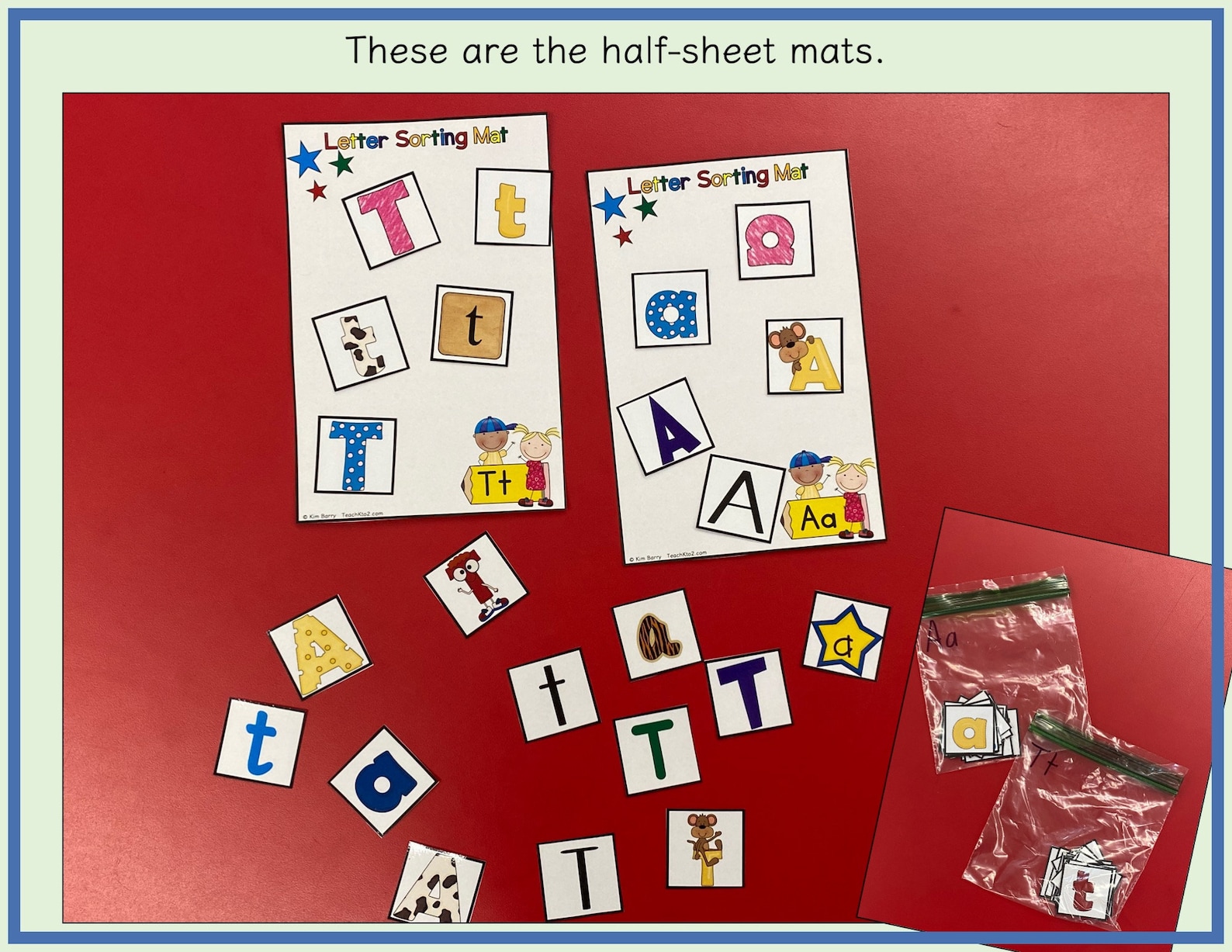 Letter Identification and Recognition Sorting Activity for Kindergarten ...