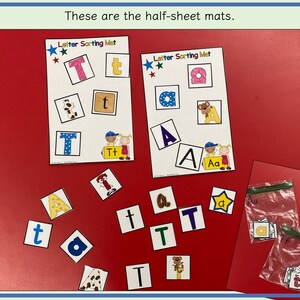 Letter Identification and Recognition Sorting Activity for Kindergarten ...