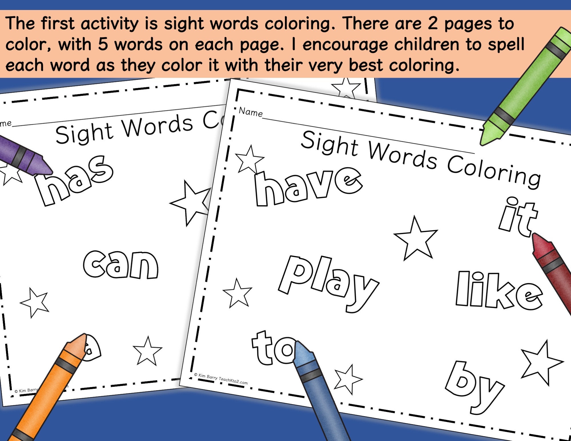 Sight Words Story/decodable Reader/easy Reading for - Etsy