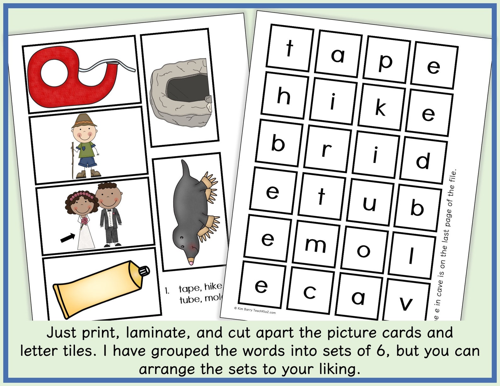 Spell-a Word VCE Words With Blends Word Building/spelling/literacy ...