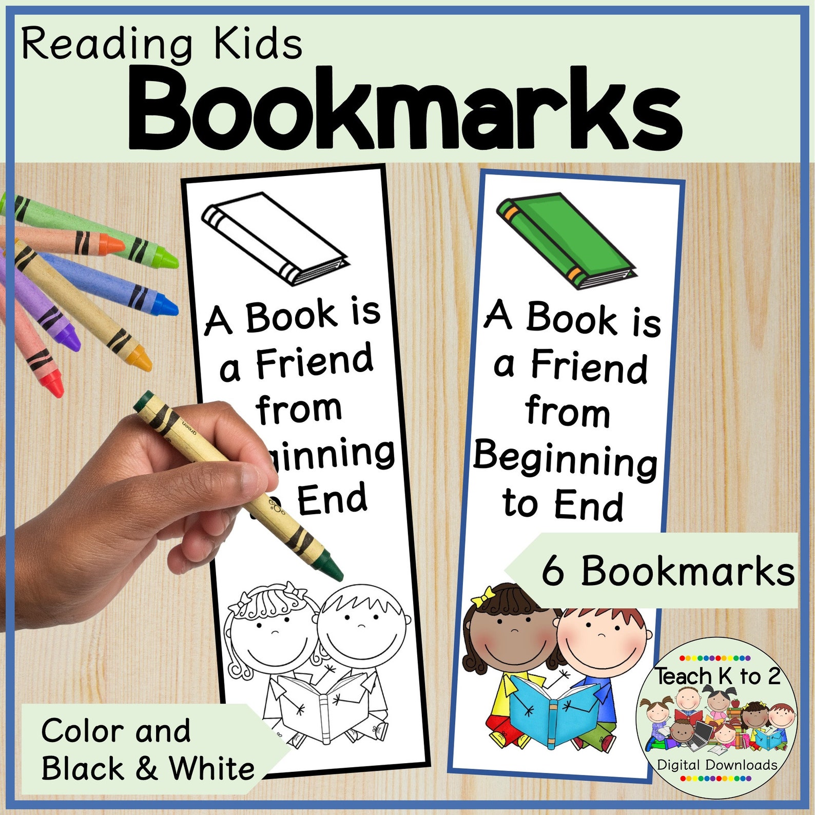 Back to School Reading Kids Bookmarks/bookmarks for Students/bookmarks ...